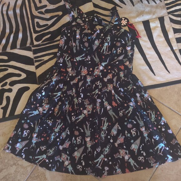 Hell Bunny | Dresses | Hell Bunny Zombie Diner Dress Size 2xl Uk New ...